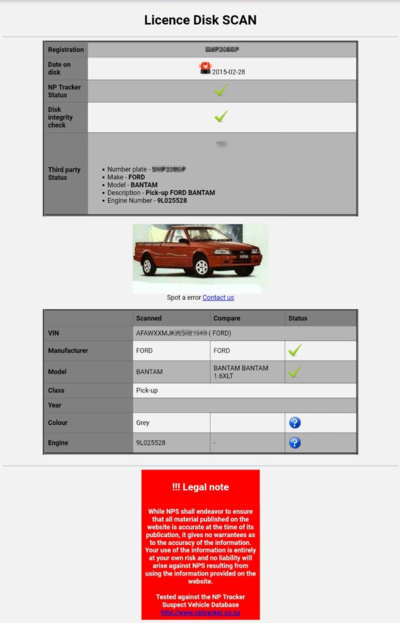 Quick Setup Scanner - NP Tracker projects