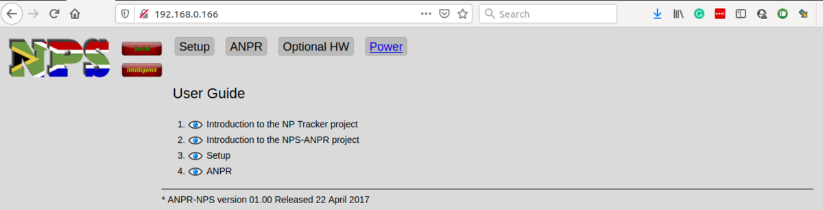 File:NPS-ANPR Main screen.png - NP Tracker projects