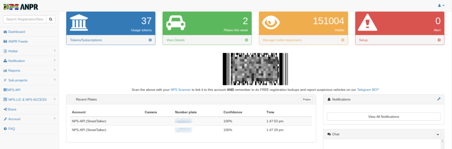 Quick Setup Scanner - NP Tracker projects